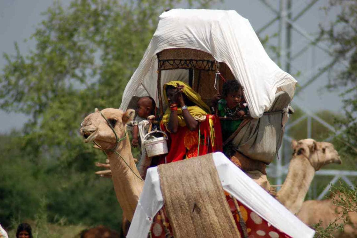"الشبريّة"... منزل سوداني على ظهور الإبل - صحيفة روناهي